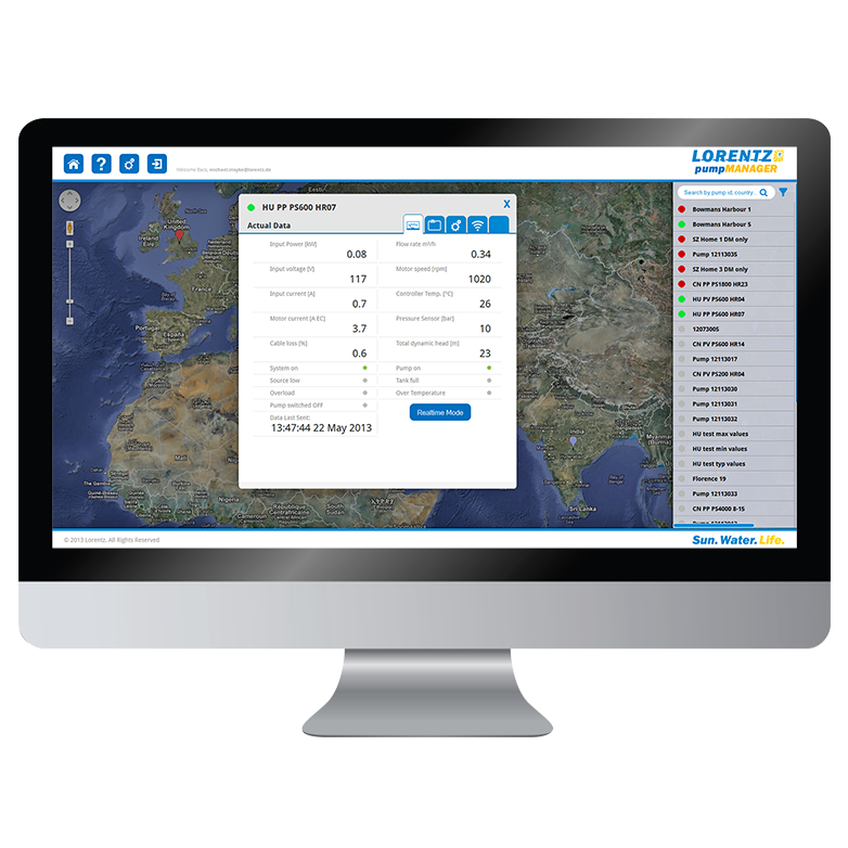 PSk Solar Water Pumping Solution With Hybrid Power Support | LORENTZ